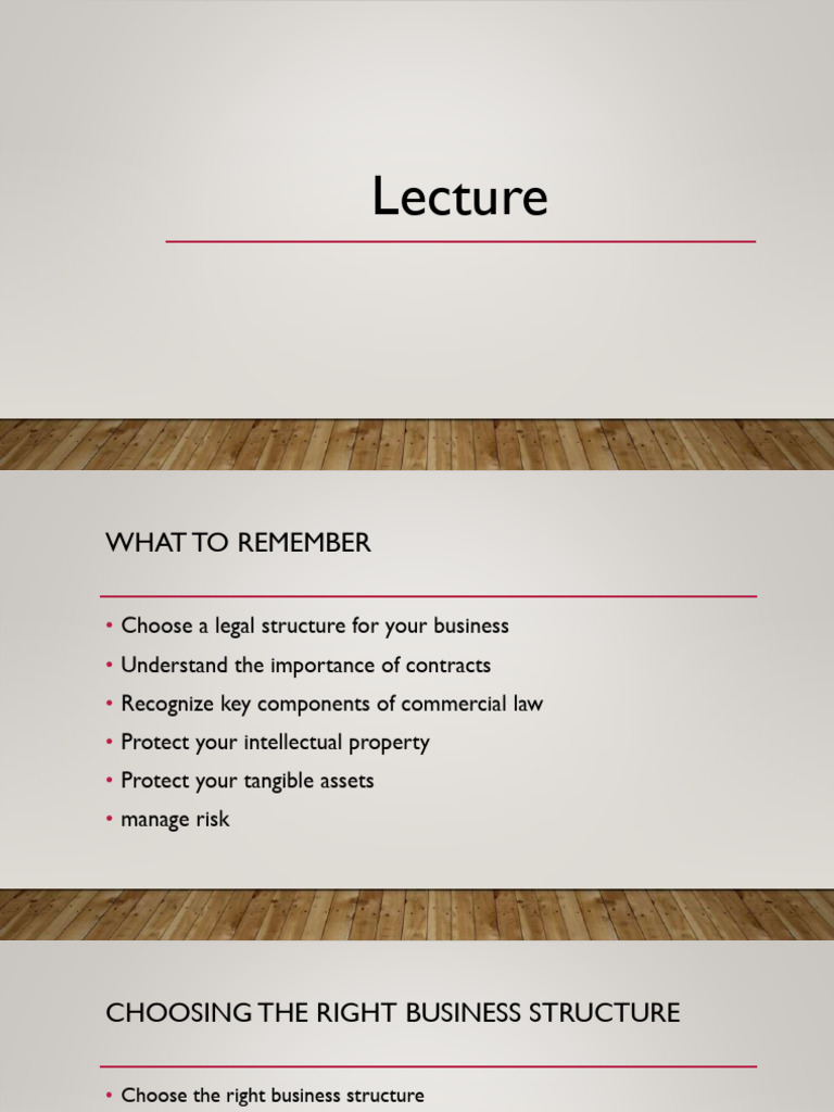 Lecture 9-Entrepreneurship and The Law | PDF | Non Disclosure Agreement ...