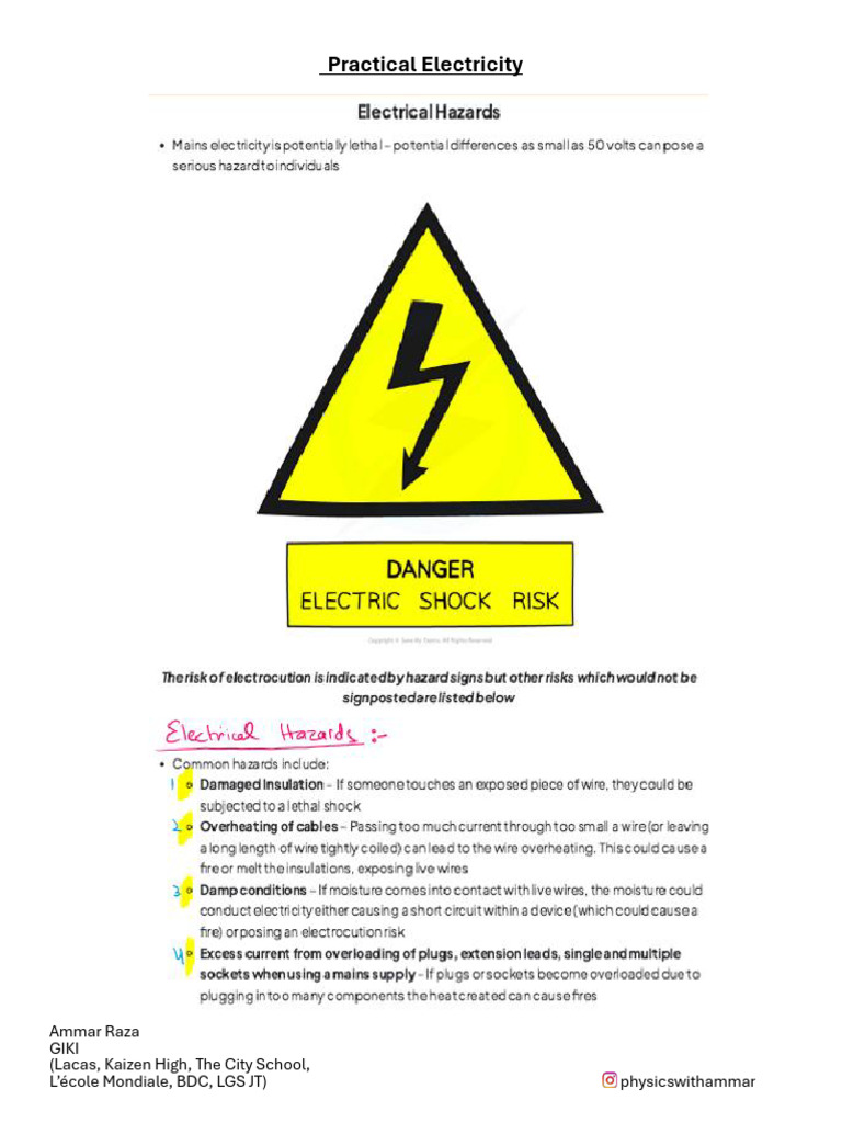 Practical Electricity | PDF