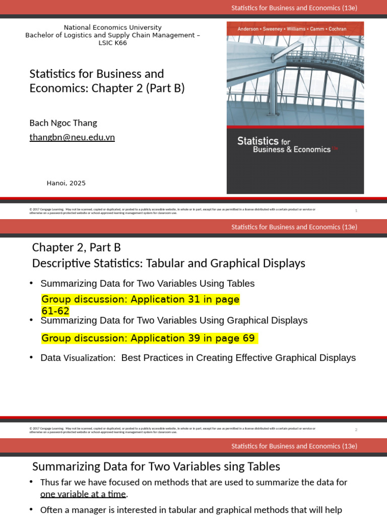 Lecture 3 - Chapter 2B - Descriptive Statistics - Part B - Self Study ...