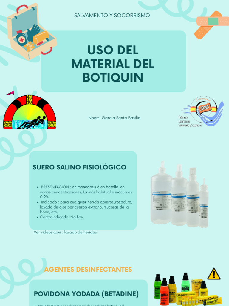 5.uso Del Material Del Botiquin | PDF