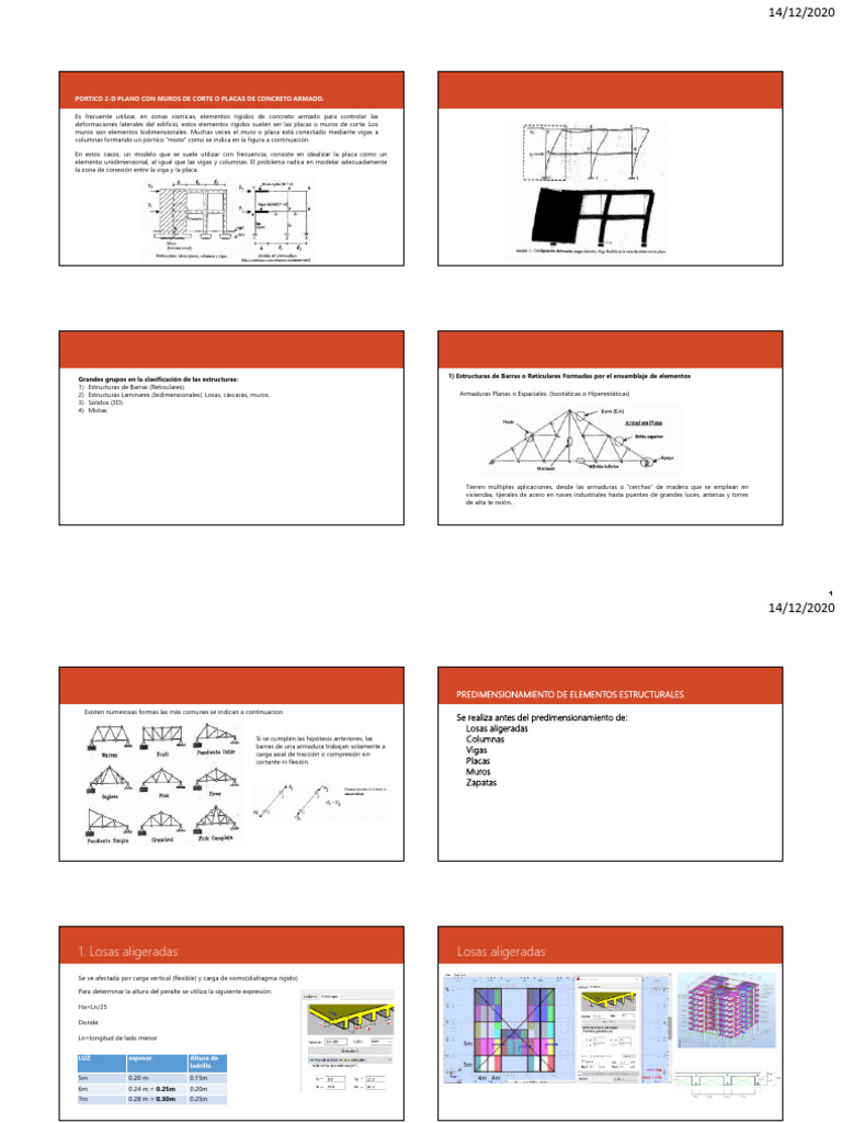 Ae1, Sesion 02 | PDF | Braguero | Viga (Estructura)