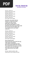 Stand Up - Lyrics | PDF