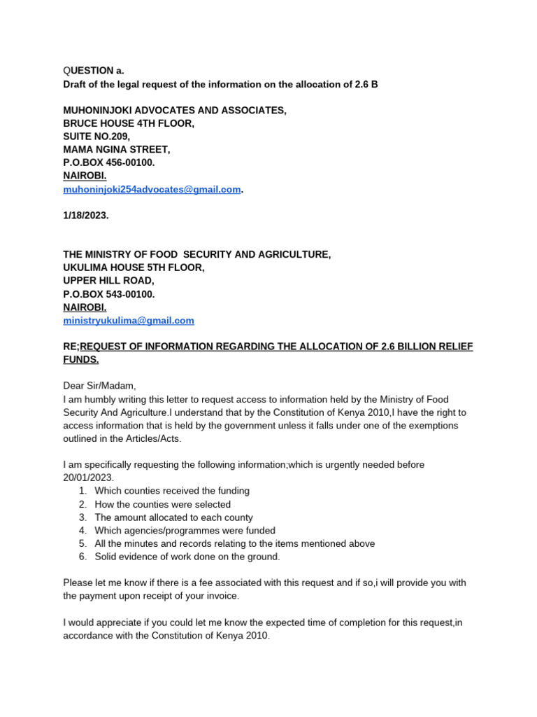 NJOKI REGINA MUTHONI - INTERNATIONAL HUMAN RIGHTS LAW - CONTINUOUS ASSESSMENT EXAM | PDF | Kenya ...