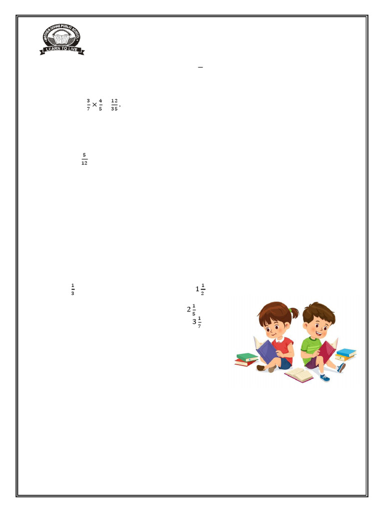 Mother Divine Public School Middle Programme (Grade-Vii) Subject-Mathematics Chapter 2 ...