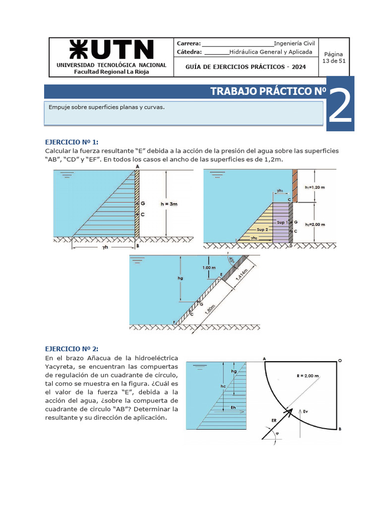 02.TP2 Guia de Ejercicios Prácticos 2024pdf (1) | PDF | Longitud | Ingeniería mecánica