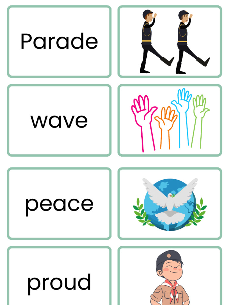 Colors in the Rainbow Flash Card Colorful Simple (6) | PDF