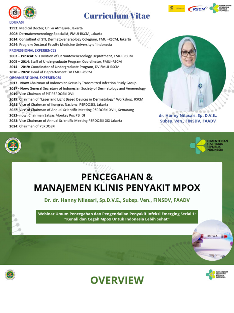 Pencegahan Dan Manajemen Klinis Penyakit Mpox | PDF