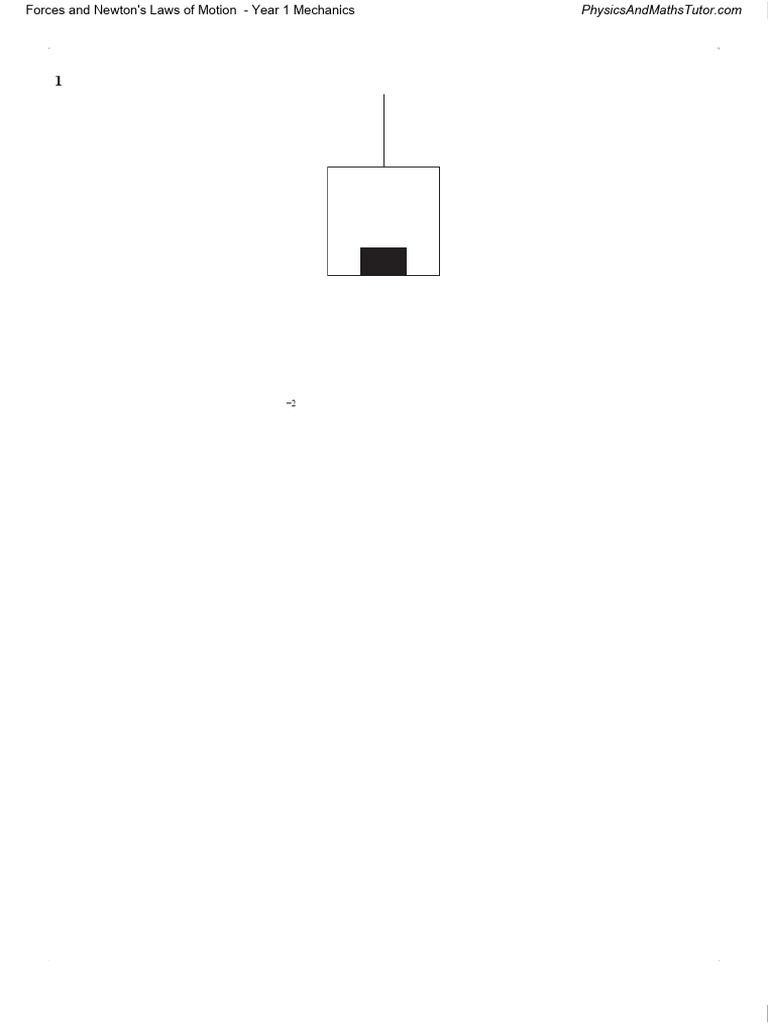 Forces and Newton's Laws of Motion QP | PDF | Force | Mass
