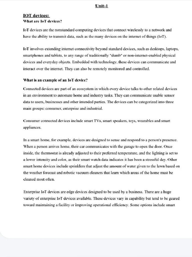 Iot Cloud Processing and Analytics All Units | PDF