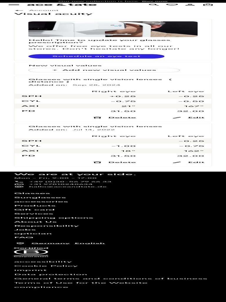 Profile Ace & Tate | PDF