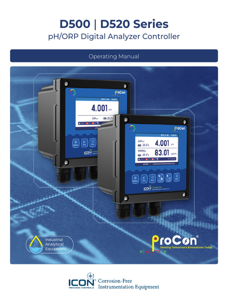 Procon d500 PH Orp Controller Manual | PDF | Data Transmission ...