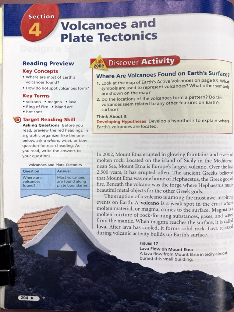 Volcanoes and Plate Tectonics | PDF