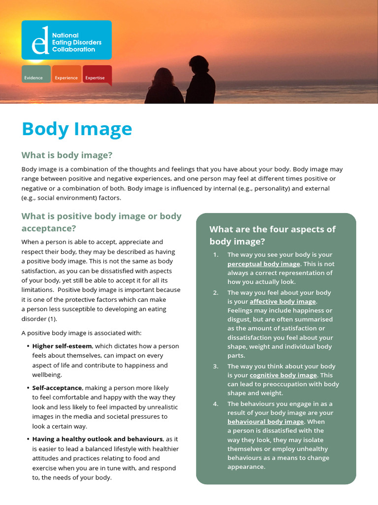 NEDC Fact Sheet Body Image | PDF | Body Image | Eating Disorder