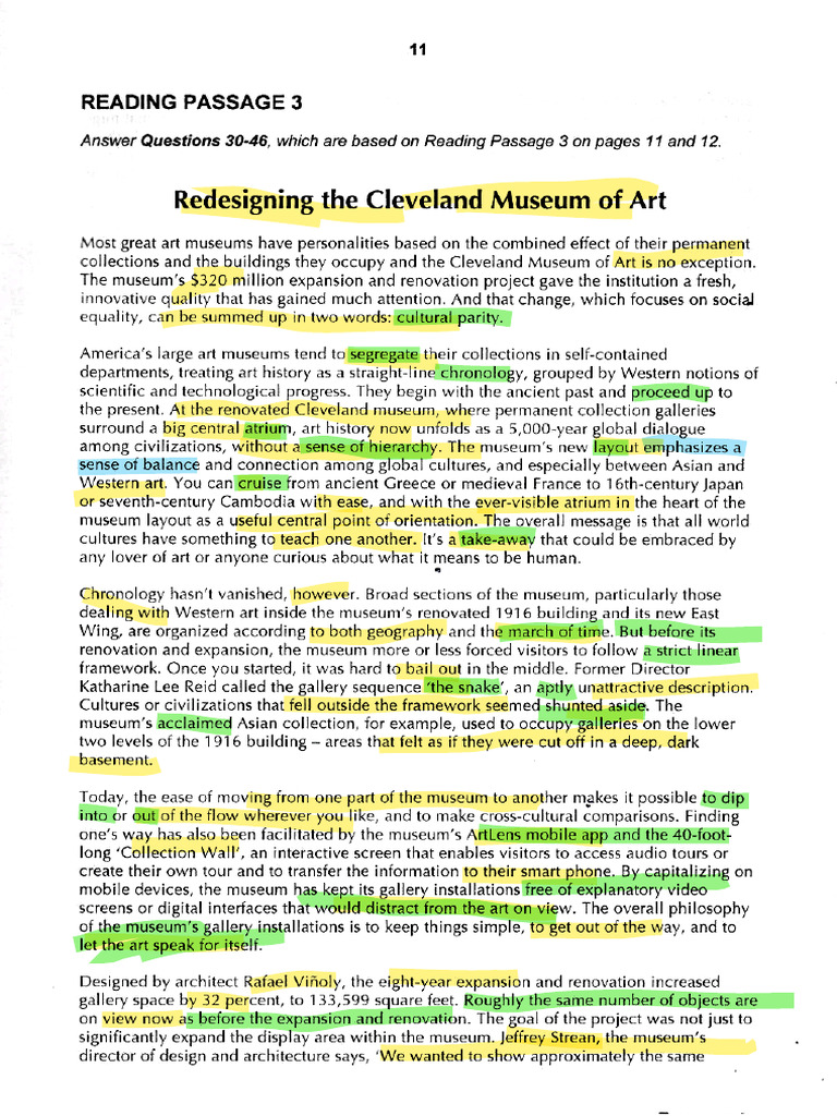 Clean Redesigning Cleveland Art Museum Breakdown | PDF