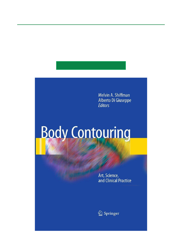 Body Contouring Art, Science, and Clinical Practice Scribd Download ...