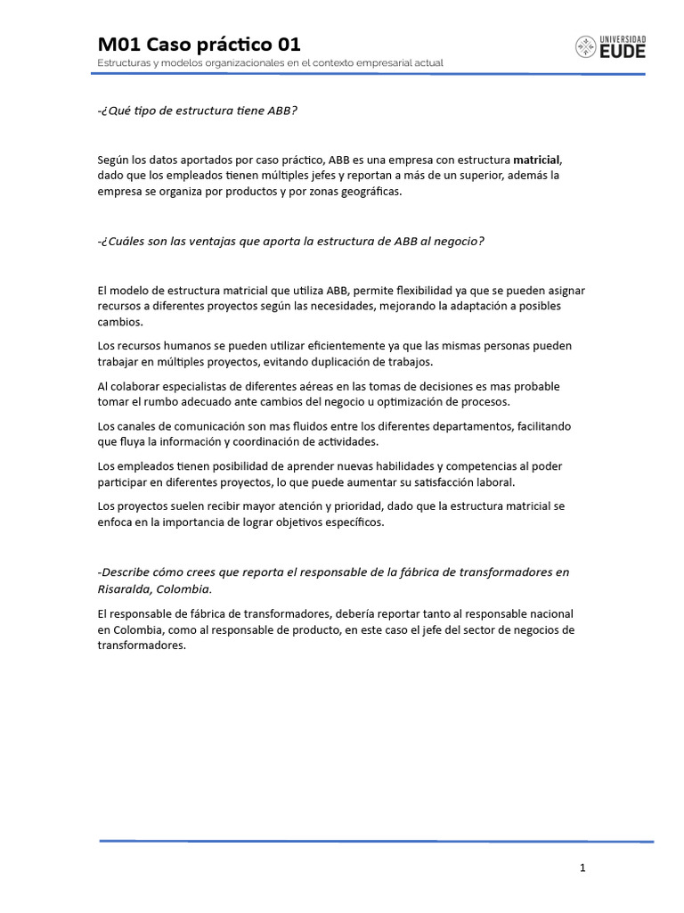 M01 Caso Practico 01 | PDF