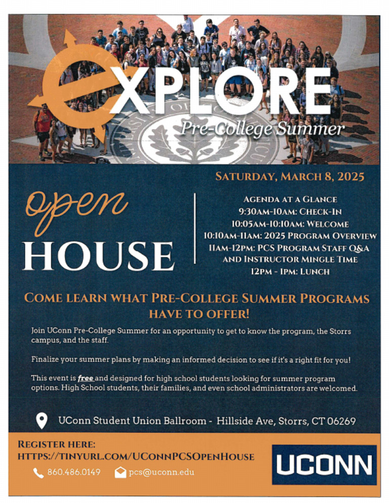 UConn PreCollegeSummer OpenHouse | PDF