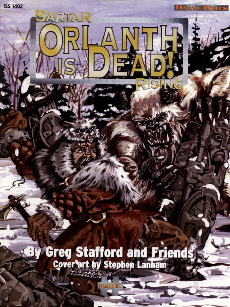 HeroQuest - HeroWars - Sartar Rising Part 2, Orlanth Is Dead | PDF