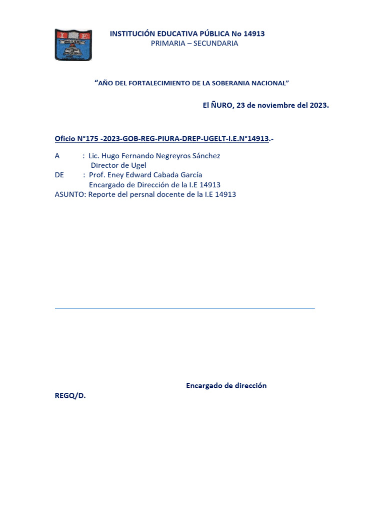 Oficio 175-2023 - 1 | PDF