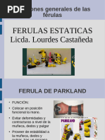 Tipos y Funciones de Férulas | PDF | Rodilla | Extremidades (anatomía)