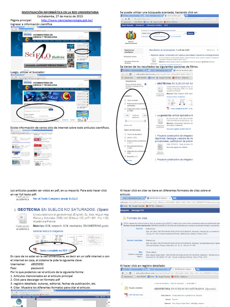 Investigación Informática en La Red Universitaria | PDF