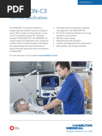 HAMILTON-T1 Ventilator Quick Guide | PDF | Breathing | Respiration