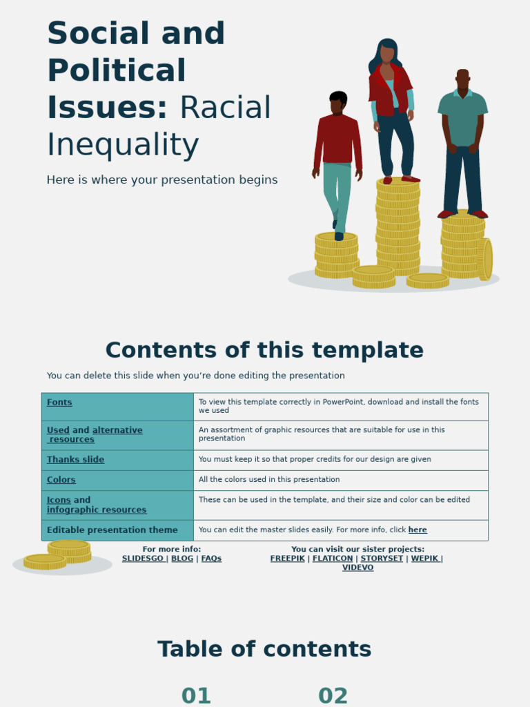 Social and Political Issues - Racial Inequality by Slidesgo | PDF ...