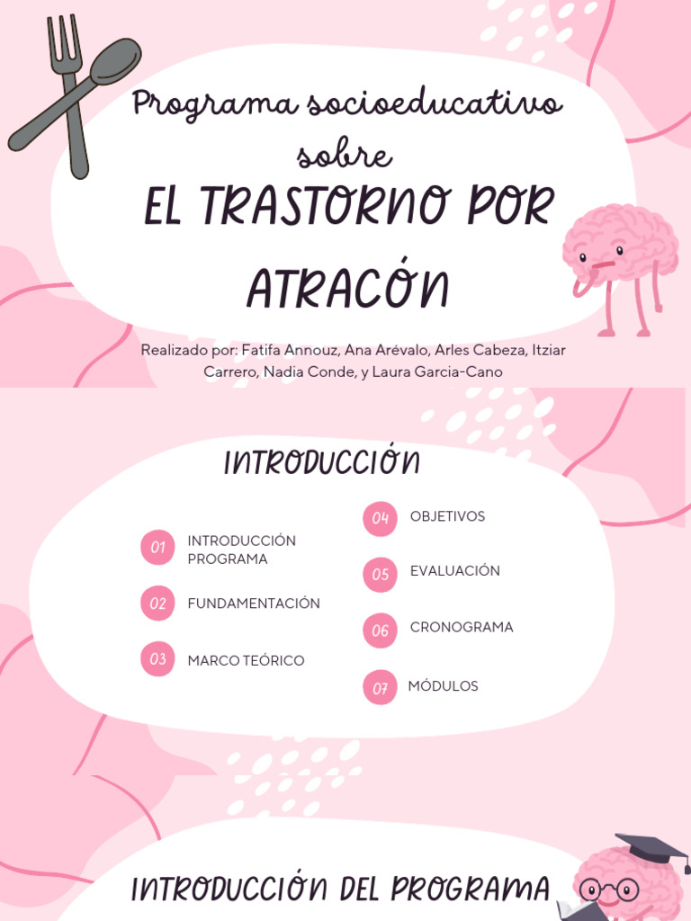 Presentación Programa Psicoeducativo TPA | PDF | Trastorno mental | Enfermedades y trastornos ...