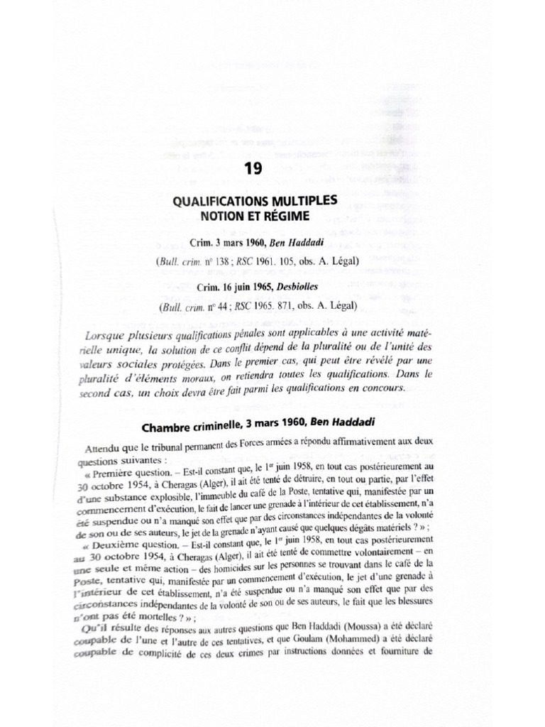 Arrêt Ben Haddadi | PDF