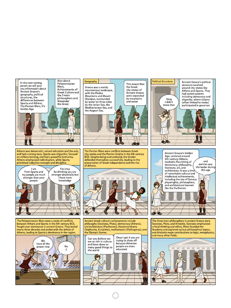 Pixton Module 5 Classicla Greece | PDF