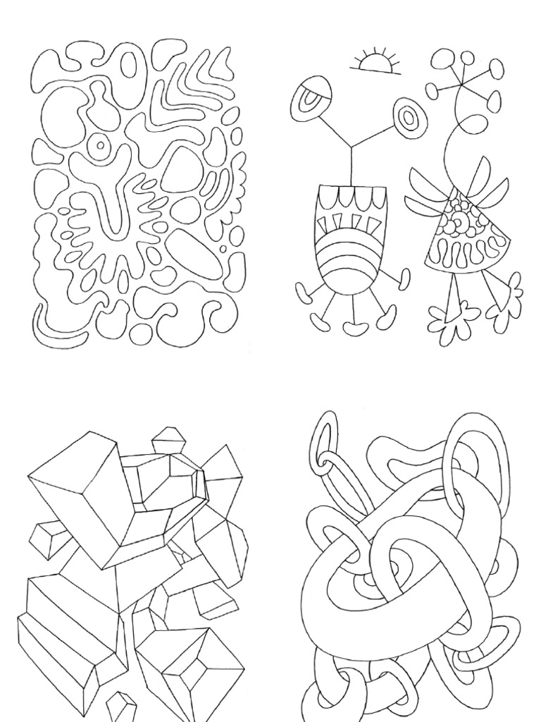 Abstract Coloring SHEET | PDF