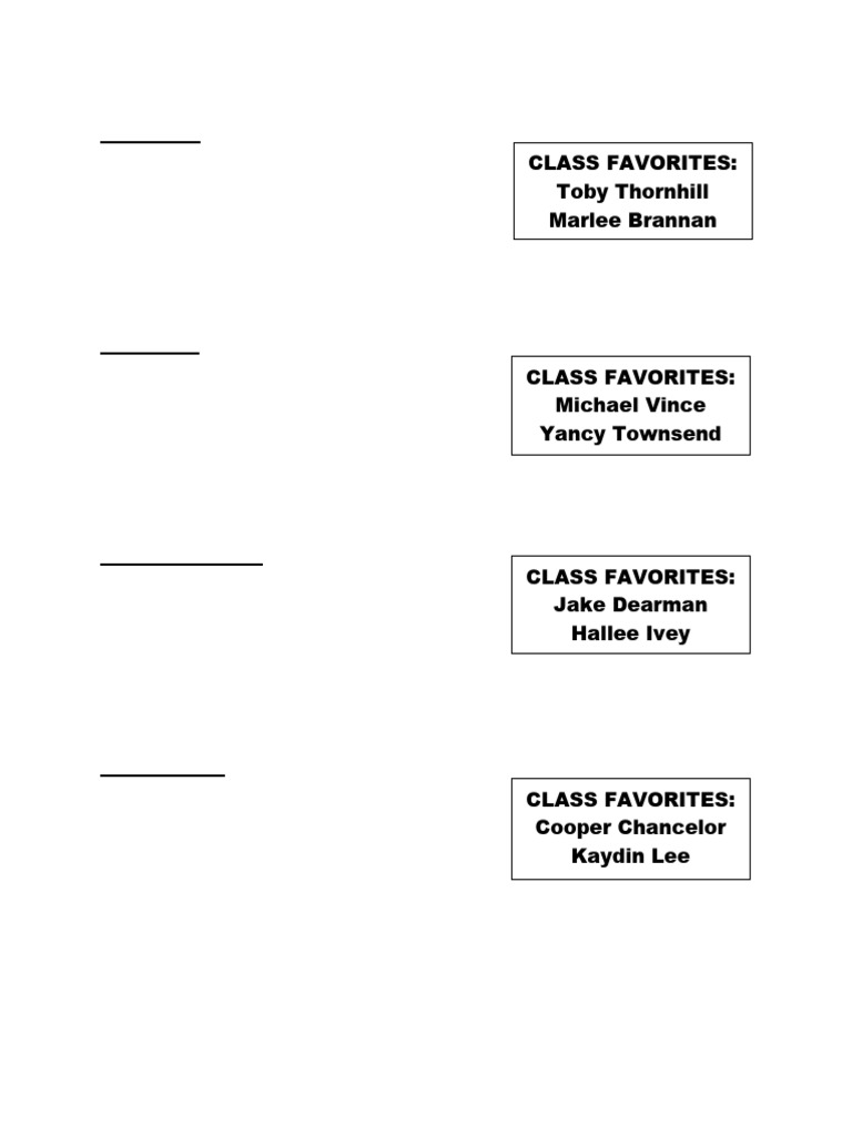 Class Officers 2024-2025 | PDF