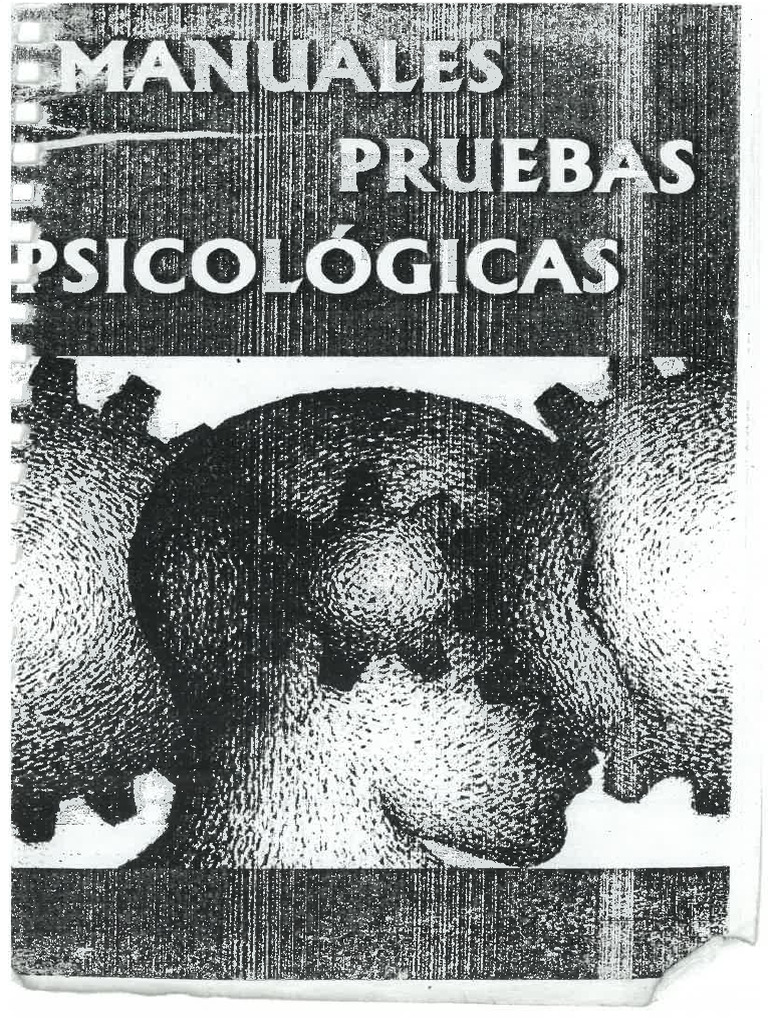 LIBRO MANUALES PRUEBAS PSICO 57 Pesos | PDF
