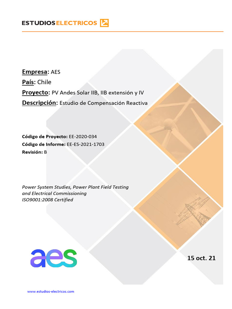 EE-ES-2021-1703-RB - PV Andes Solar IIB y IV - ECR 1 | PDF ...