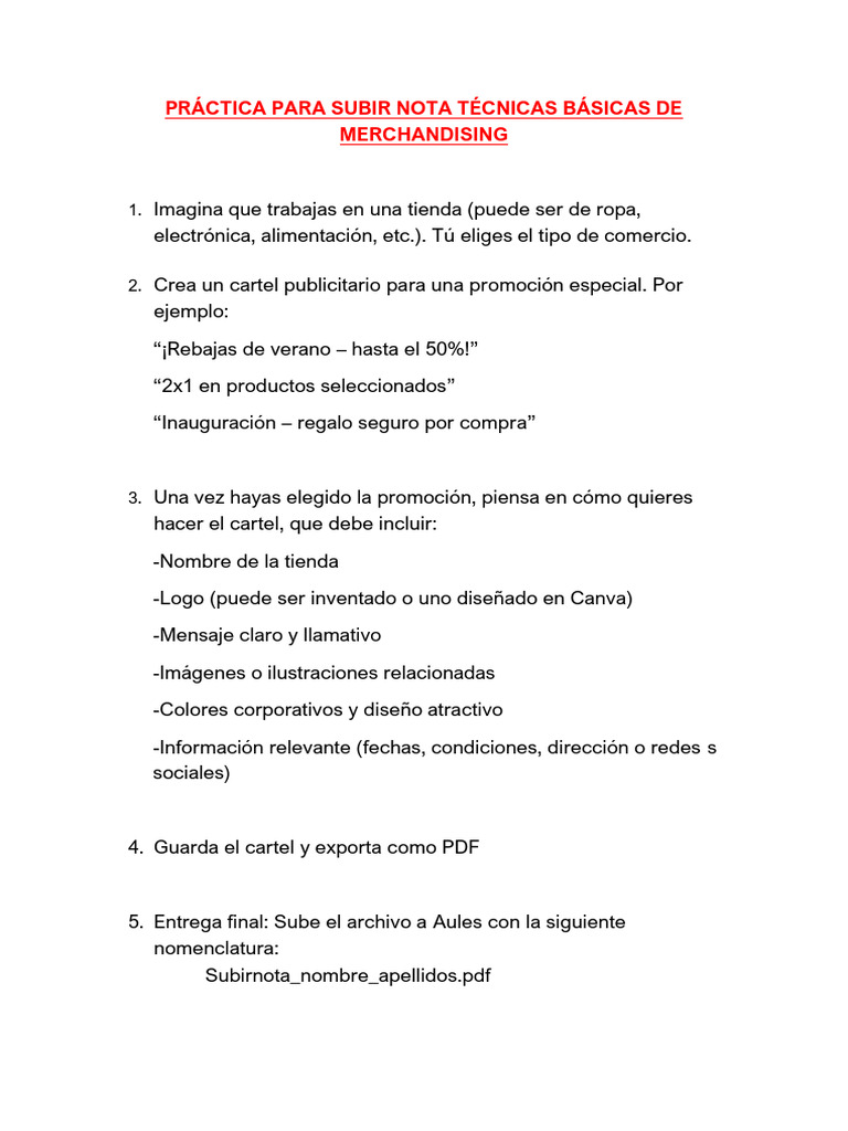 Subir Nota TBM | PDF