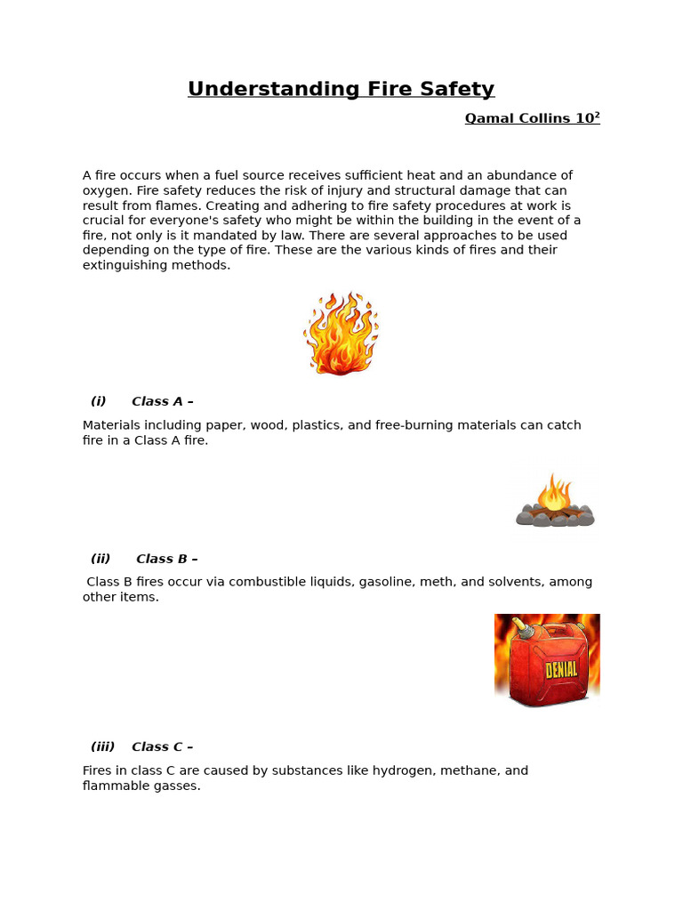 Understanding Fire Safety | PDF | Fires | Fire Safety
