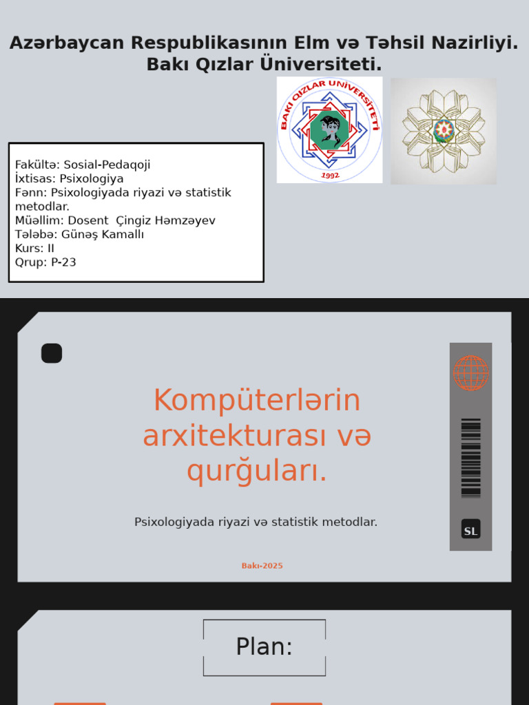 Psixologiyada Riyazi Və Statistik Metodlar.günəş Kamallı.p-23 | PDF