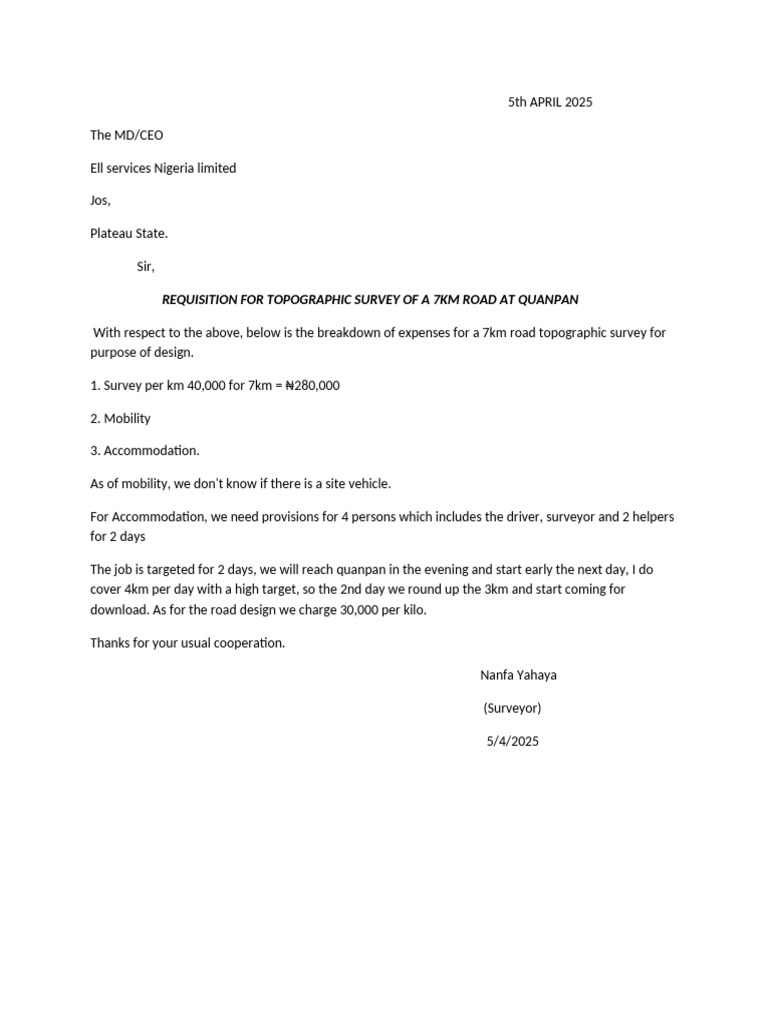 Topo Survey Breakdown | PDF