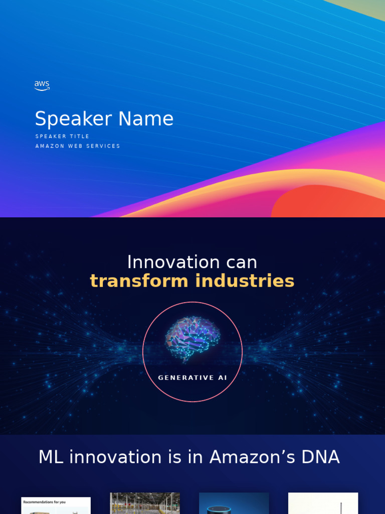 Generative AI Executive Deck | PDF | Amazon Web Services | Artificial Intelligence