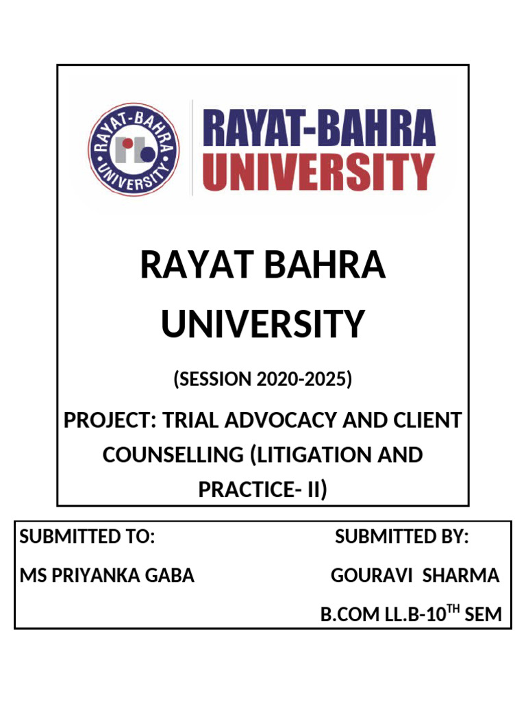 Rayat Bahra University | PDF