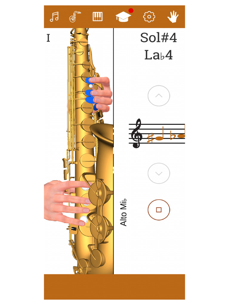 Escala Sax Alto SOL# OU LAb | PDF