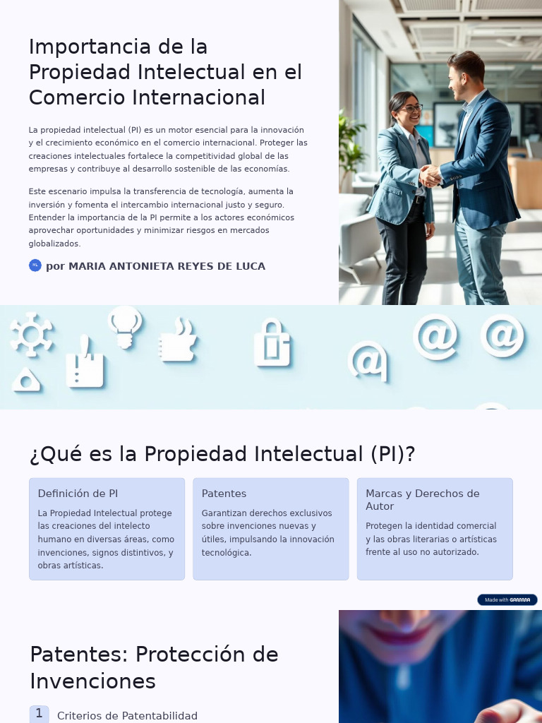 Importancia de La Propiedad Intelectual en El Comercio Internacional | PDF | Propiedad ...