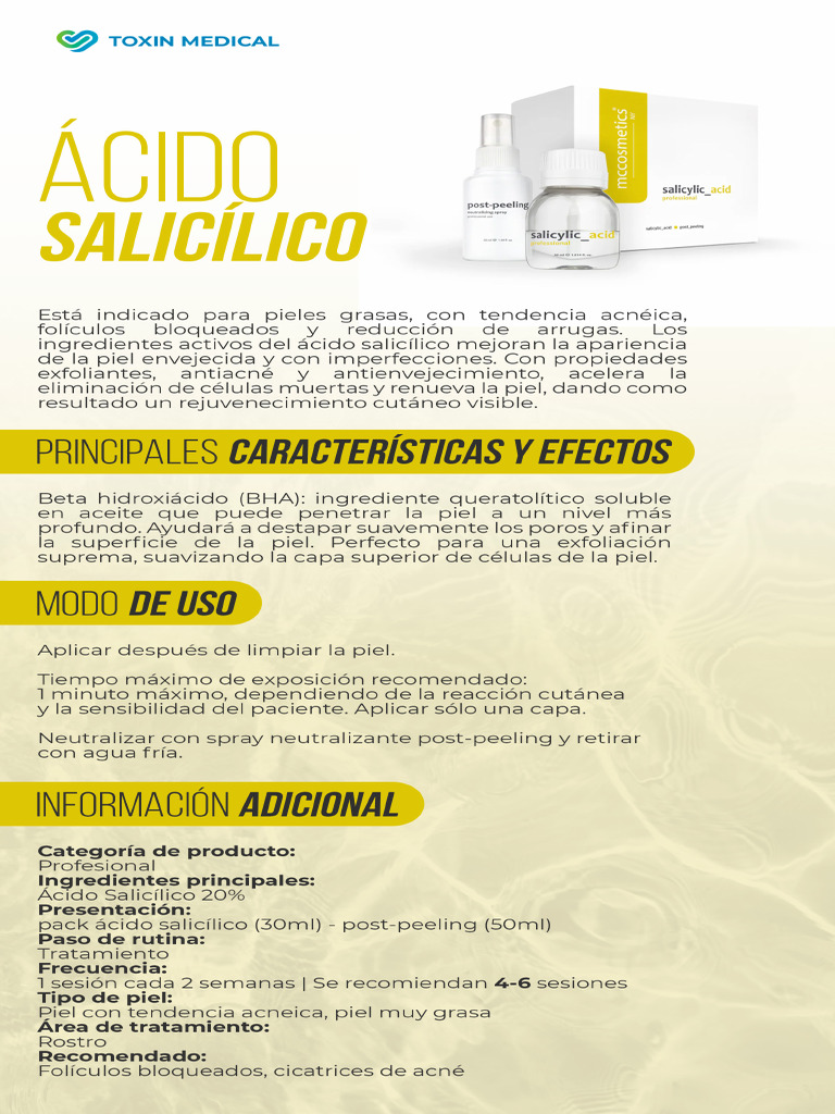 Ácido Salicílico | PDF