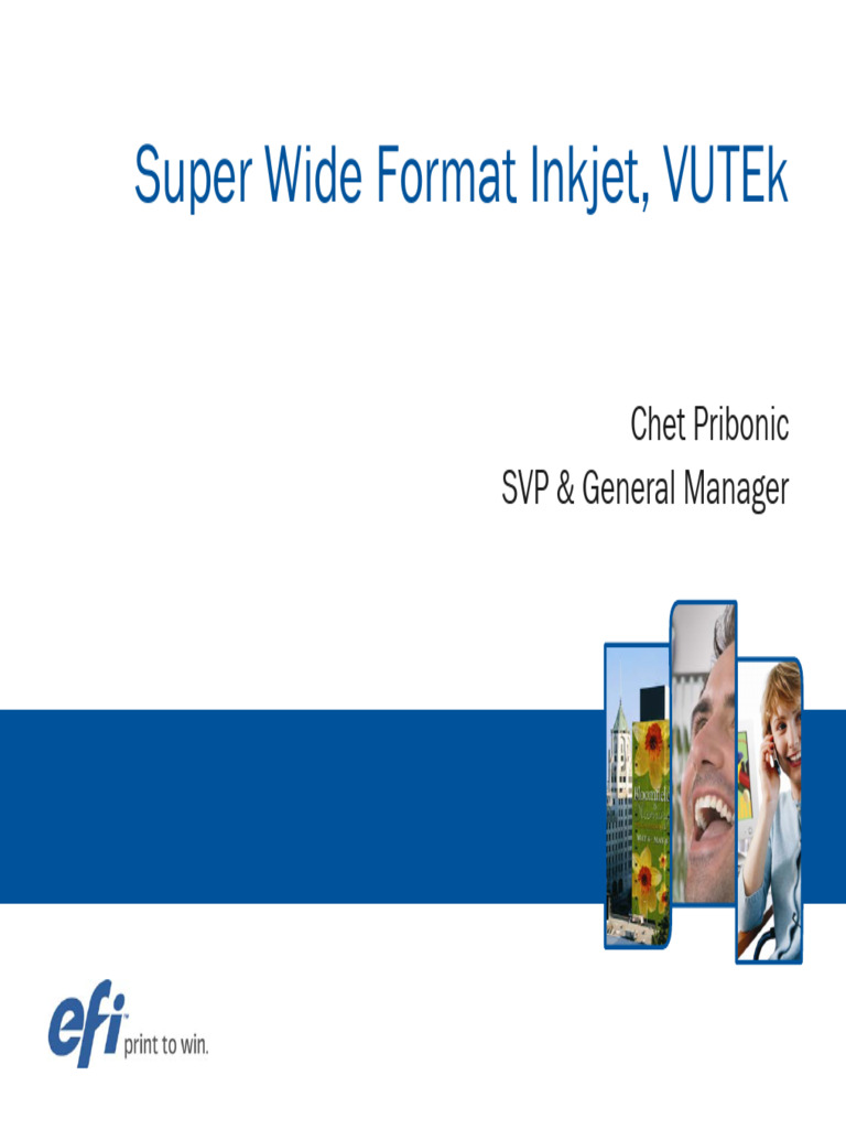 Super Wide Format Inkjet, VUTEk | PDF | Printer (Computing) | Inventory