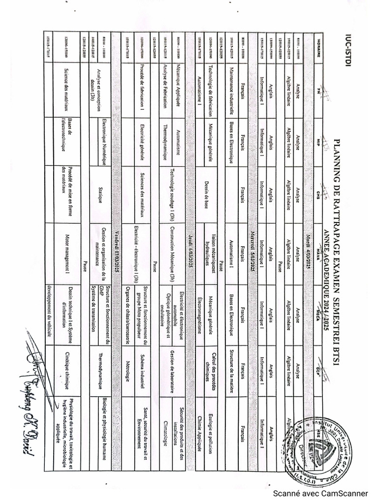 Programme de rattrapage Niveau 1 | PDF