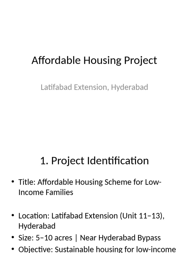 Affordable Housing Presentation | PDF