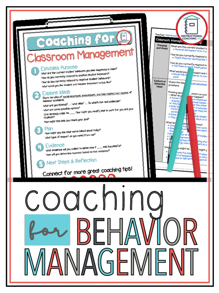 Coaching: B V R A E N | PDF | Classroom Management | Teachers