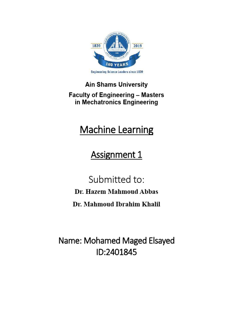 Assign 1 | PDF