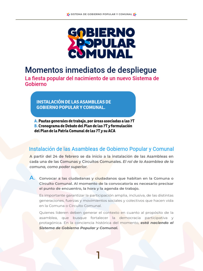 Guia Instalacion de Asambleas 3 | PDF | Ciencias Políticas | Gobierno