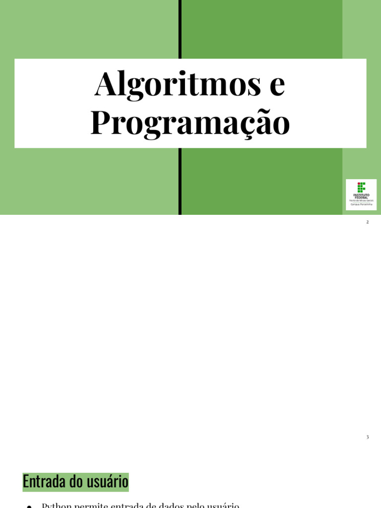 Entrada de Dados Python | PDF